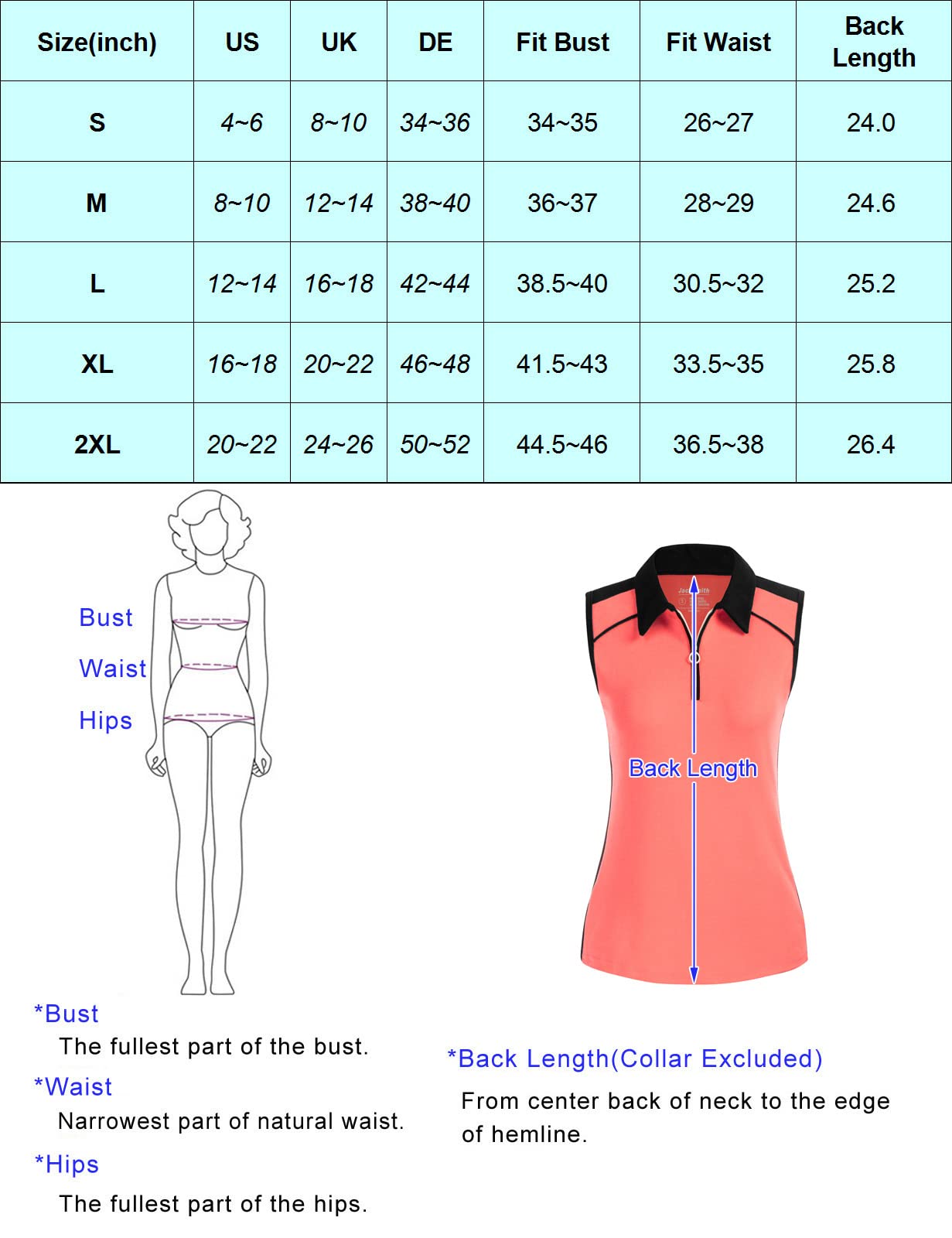 Women's Golf Polo Shirts Short Sleeve Moisture Wicking Golf Apparel Lady Golf TopsHorse Riding Top(Coral,L)