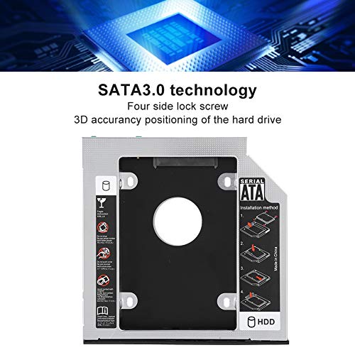 Support 2.5 inch 12.7MM High‑Capacity HDD Mounting Kit, State Drive Bracket, for Universal Laptops All-in-one Computers, Servers, etc.