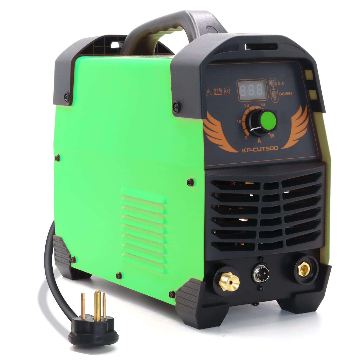 Plasma Cutter 50Amp 110/220V 1/2" Clean Cut 3/4" Max Cut IGBT High Frequency Inverter CUT50 Plasma Cutting Machine for Car Frame,Carbon Steel,Stainless Steel,Thin Copper,Aluminum