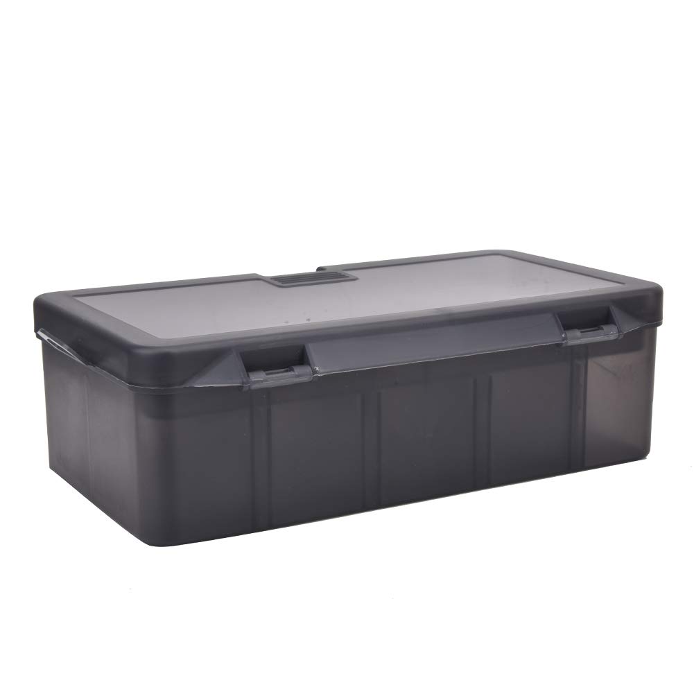 Yeuipea Fishing Box, Double Layers Plastic Fishing Box for Lures Bait Tools Accessories Storage