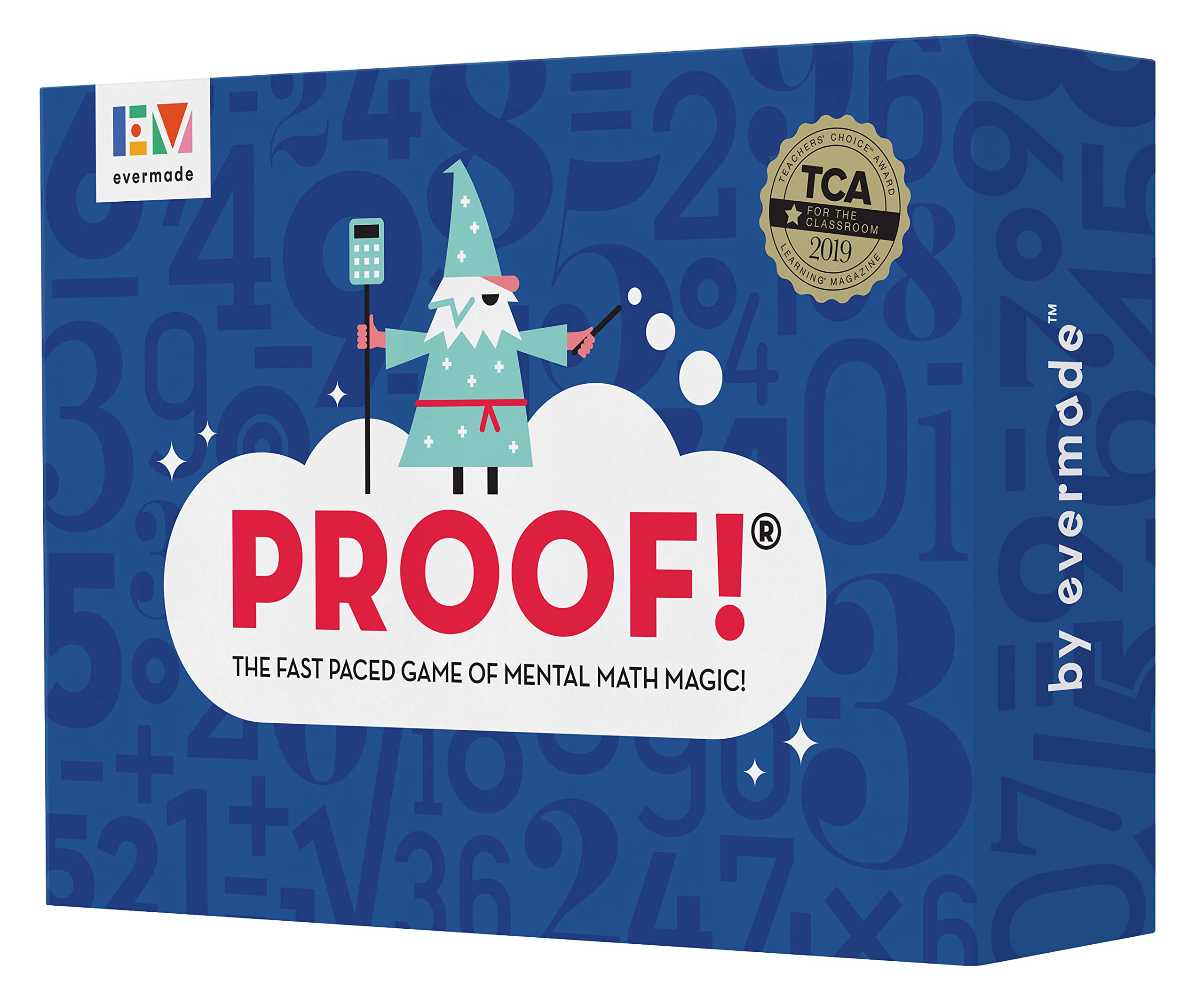 Proof! Math Game - The Fast Paced Game of Mental Math Magic - Teachersโ Choice Award Winning Educational Game, Ages 9+