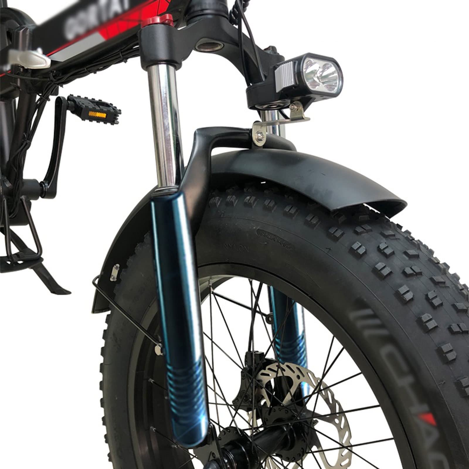 Wonzonezxc Bicycle Electric Bicycle 20 Inch Folding E-Bike Fat Tire Beach Cruiser Electric Motorcycle Lithium Battery