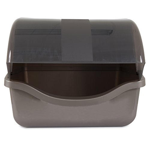 Petmate 22793 Retracting Litter Pan, Brushed Nickel