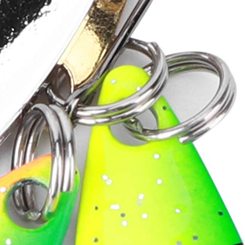 Yeuipea Sequin Lure Bait,7Pcs Multicolor Sequin Single Hook Metal Artificial Spoons Lure Bait Fishing Tackle