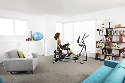 ProForm Hybrid Trainer Recumbent Bike and Rear Drive Elliptical, Compatible with iFIT Personal Training at Home