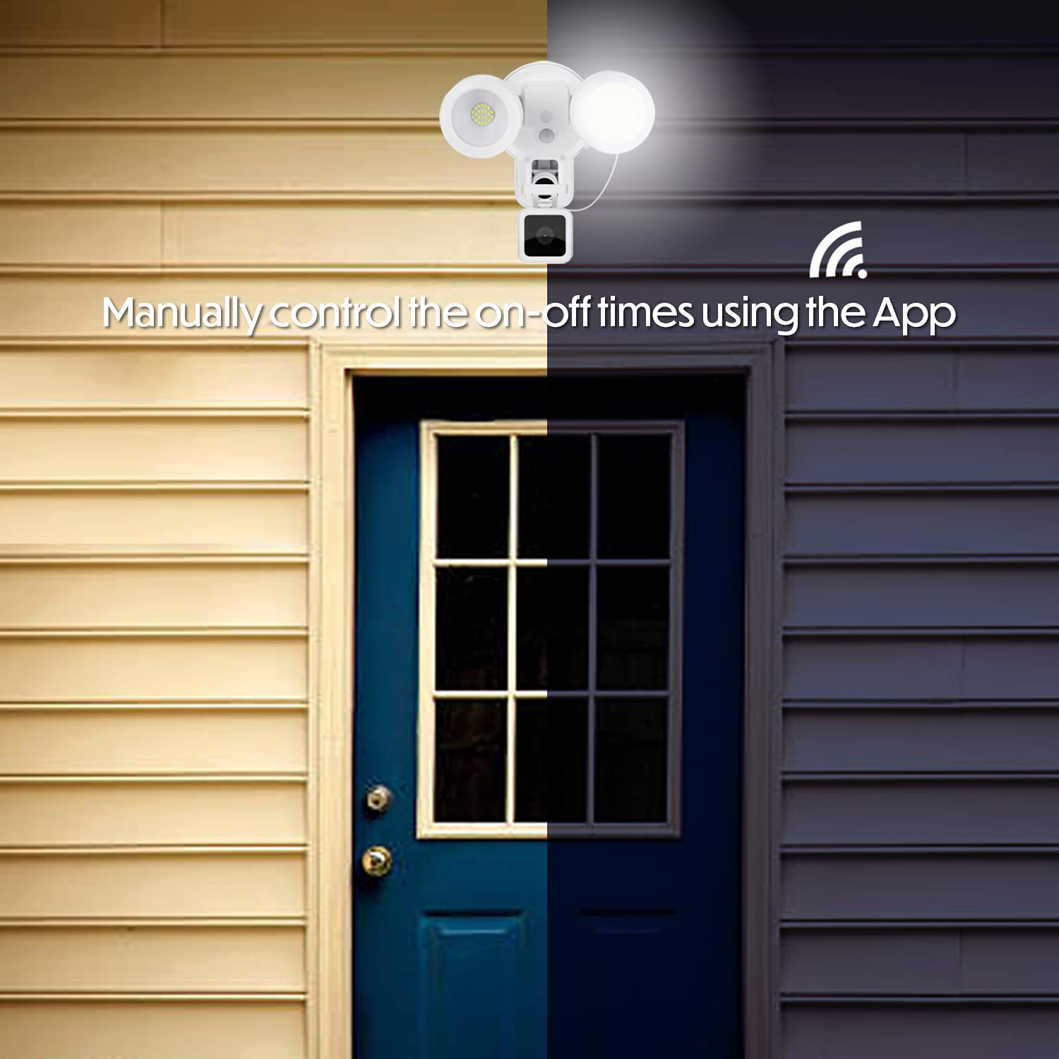 Wasserstein 3-in-1 Wired Smart Floodlight, Charger and Mount Compatible with Wyze Cam V3, 1500 lumens - with Motion Sensor and Timer Control (Wyze Camera NOT Included)