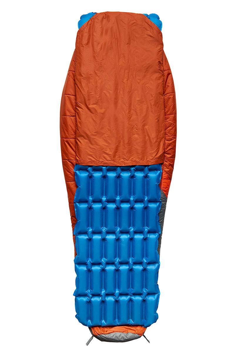 Sierra Designs Night Cap 35 Degree Sleeping Bags - Recycled Synthetic, Zipperless, Mummy Style Camping & Backpacking Sleeping Bags for Men & Women (Regular)