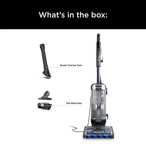 Shark AZ2001AMZ Vertex DuoClean PowerFins Upright Vacuum, with Powered Lift-Away & Self-Cleaning Brushroll, Dark Lilac, 1 qt Dust Cup