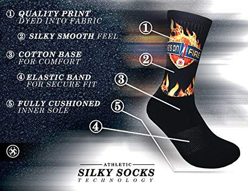 Silky Socks Blank Athletic Socks - Sublimation Print Ready - 12 Pack