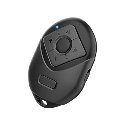 TIK TOK Bluetooth Remote Control,Kindle App Bluetooth Scrolling Page Turner for iPhone iPad Android, Camera Shutter Remote Control, 6 Buttons Support Tiktok Video Recording/Play/Pause/Give a Like