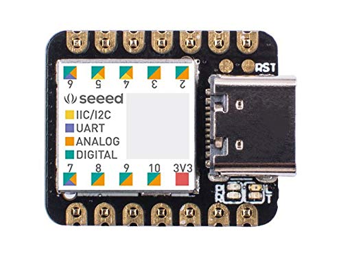 Seeed Studio XIAO SAMD21The Smallest Arduino Microcontroller Based on SAMD21,with Rich Interfaces, 100% Arduino IDE Compatible, desiged for Projects Need Arduino Micro, 1pc