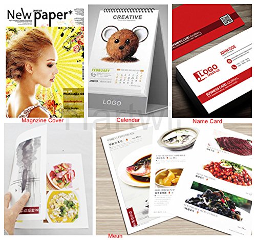 Uinkit 100 Sheets Double Sided Glossy Photo Paper 8.5x11, 54lb, 200gsm Brochure and Flyer paper for Inkjet Printing