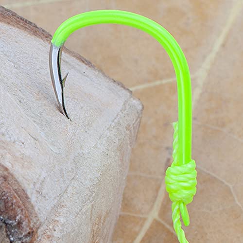 WRLRUILIAN Fishing Accessories 2 PCS Squid Fishing Group Anti-Winding Double Hook Finished Explosion Hook Spring Hook Hook Fishing Tools (Size : 10#)