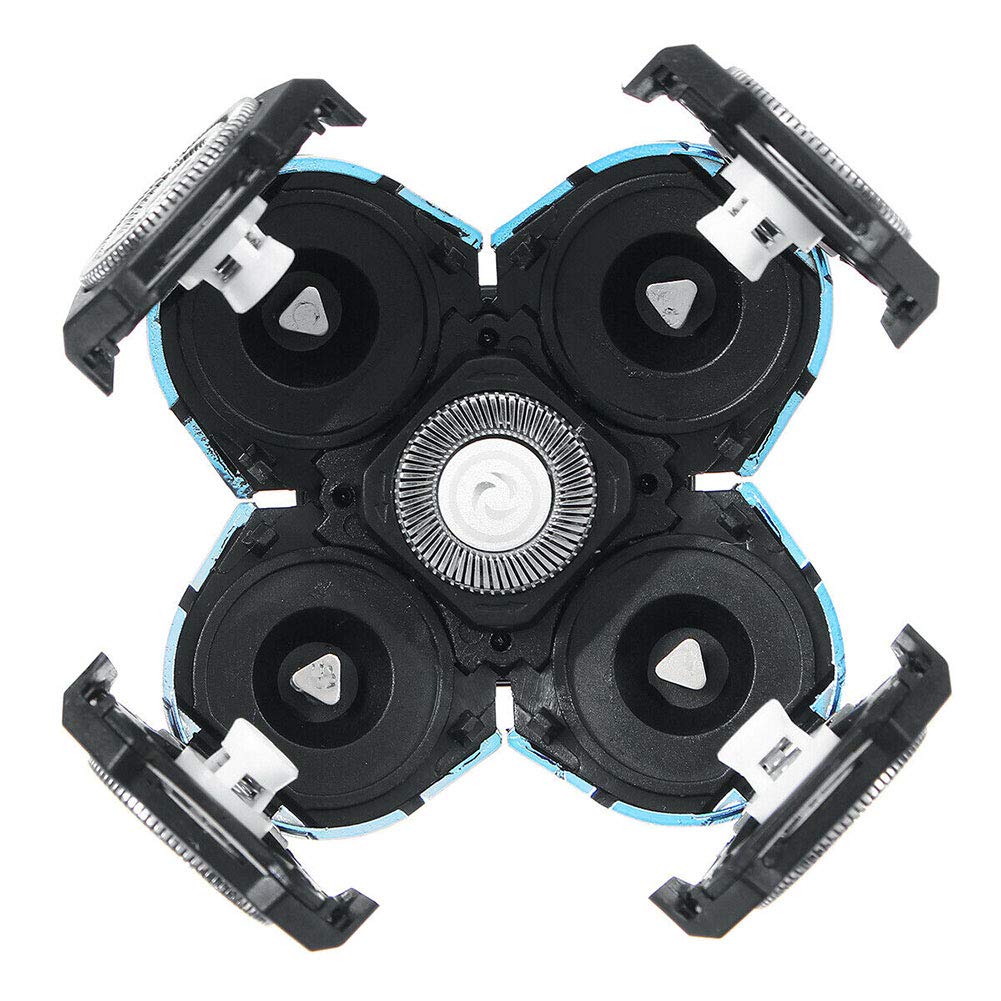 Shaver Blade Heads,5 Heads Beard Cutter Replacement Blade Easy Install Electric Razor Shaver Head for Head and Face