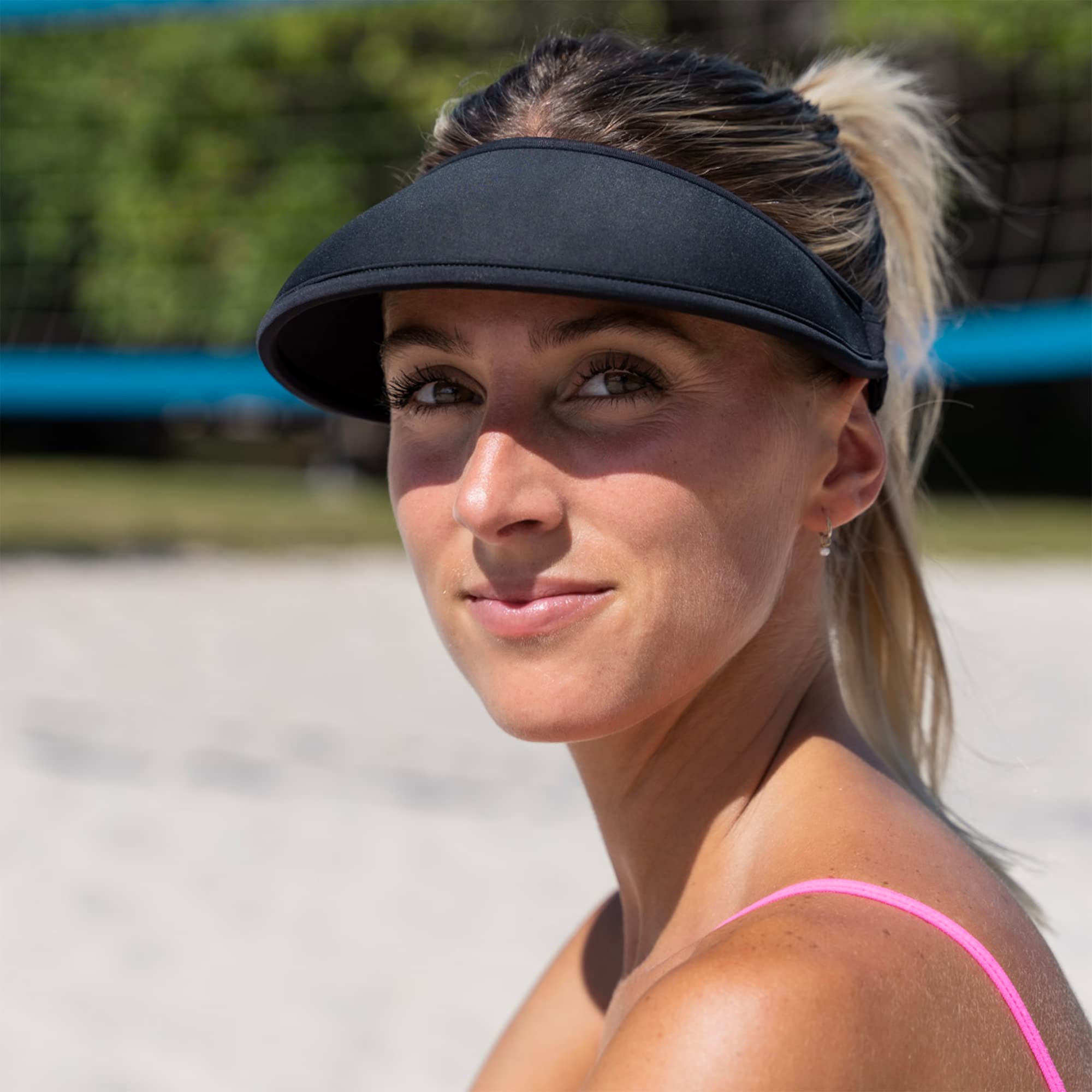 VeloSport Sun Visor Designed for The Ultra-Minimalist, Lightweight, uncrushable and Tucks Away in Your Purse or Backpack.