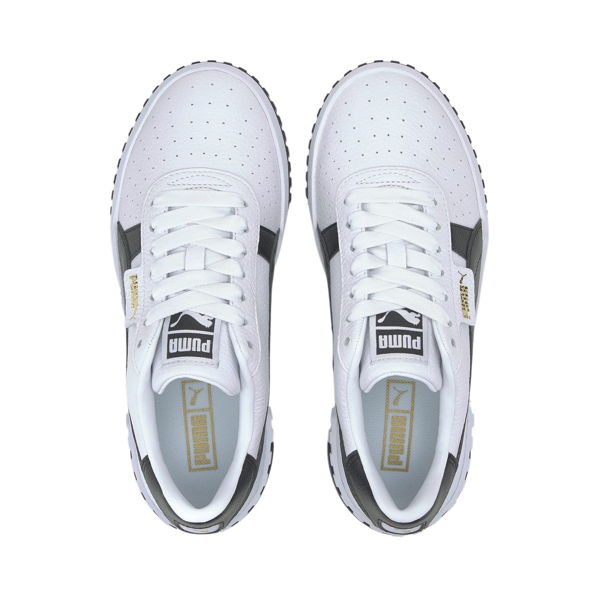 PUMA Women's Cali WN's Trainers, White Black, 7
