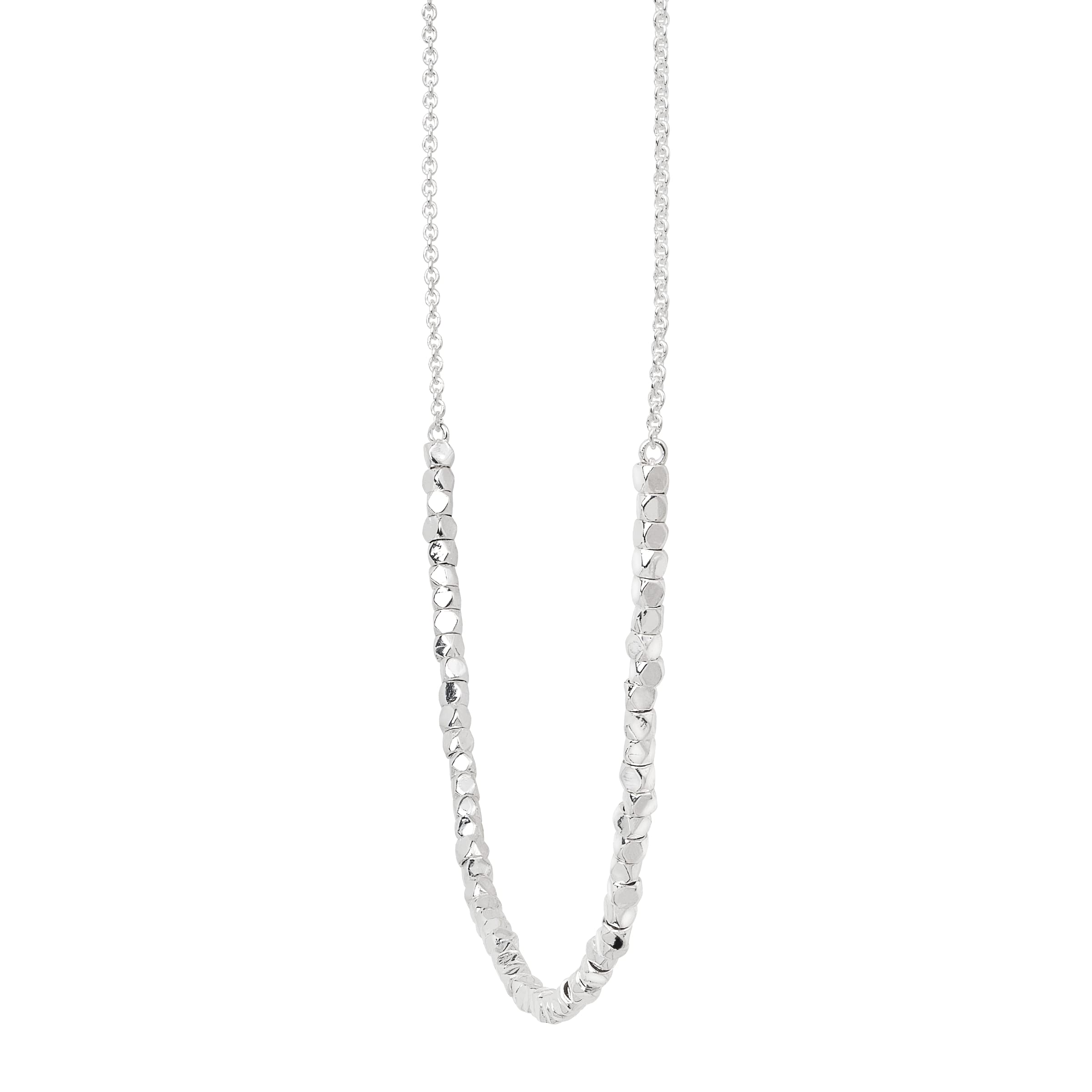Silpada 'Rosemarine' Beaded Necklace in Sterling Silver, 16" + 2"