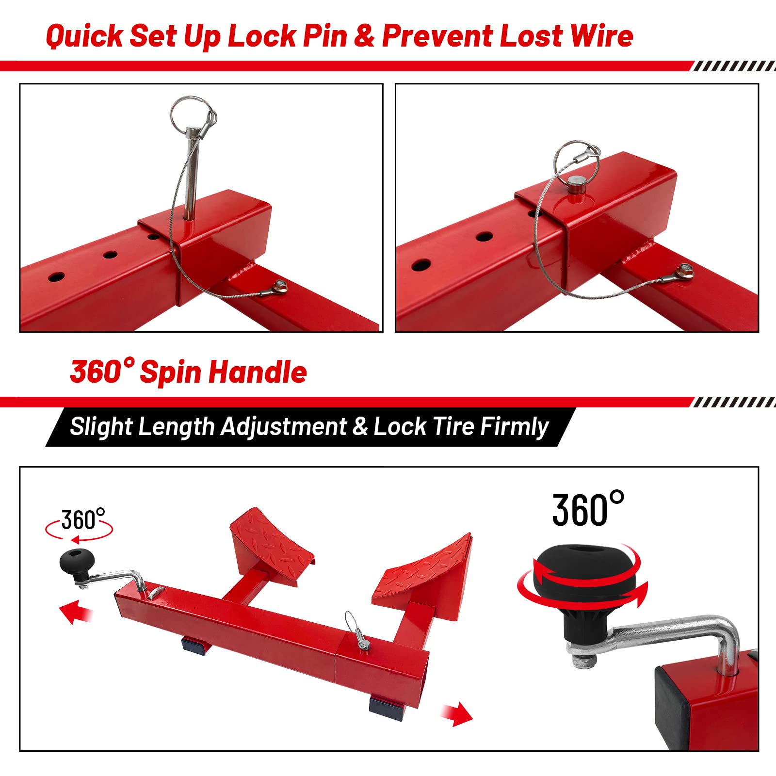 ROBLOCK Camper Leveler Blocks with Curved Levelers, Wheel Chocks and Non-Slip Rubber Mats, RV Leveling Blocks Works for 30,000 LBS RV, Trailer, Truck