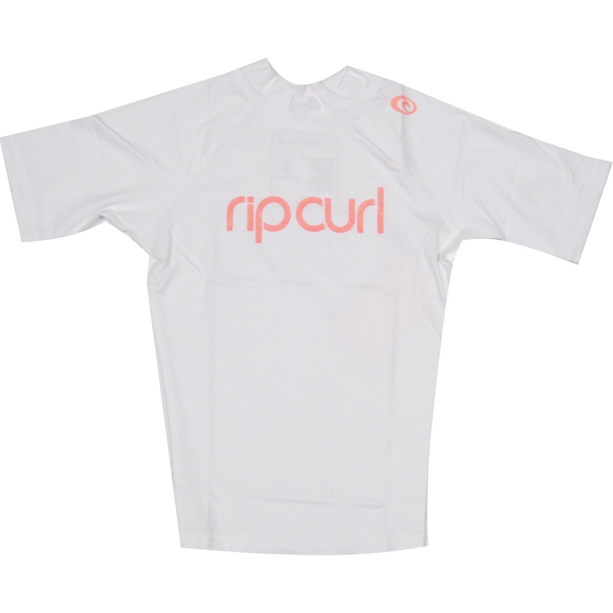 Rip Curl Jr. Dawn Patrol UV Short Sleeve Tee, White, Size 8