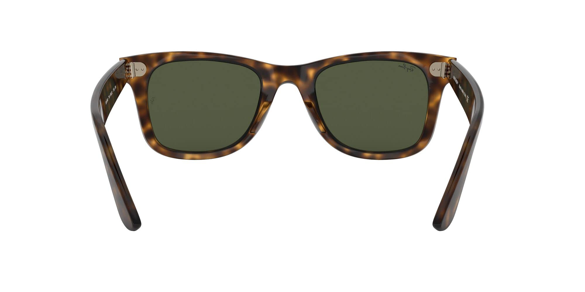 Ray-Ban Rb4340 Wayfarer Ease Square Sunglasses, Light Havana/G-15 Green, 50 mm