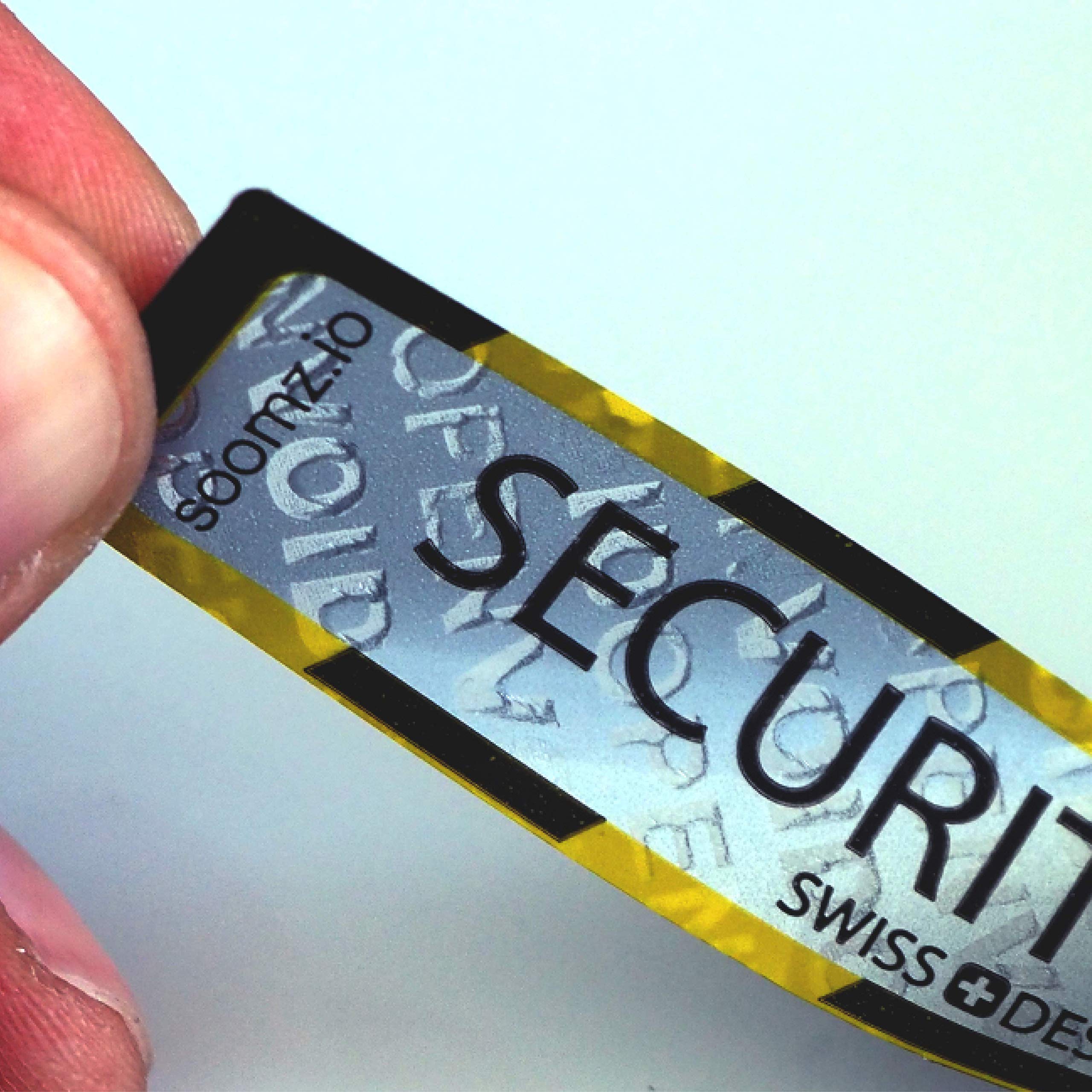 Security Seal | Tamper-Proof Labels | Make tampering Immediately Visible | Set of 25 in Practical case for on The go