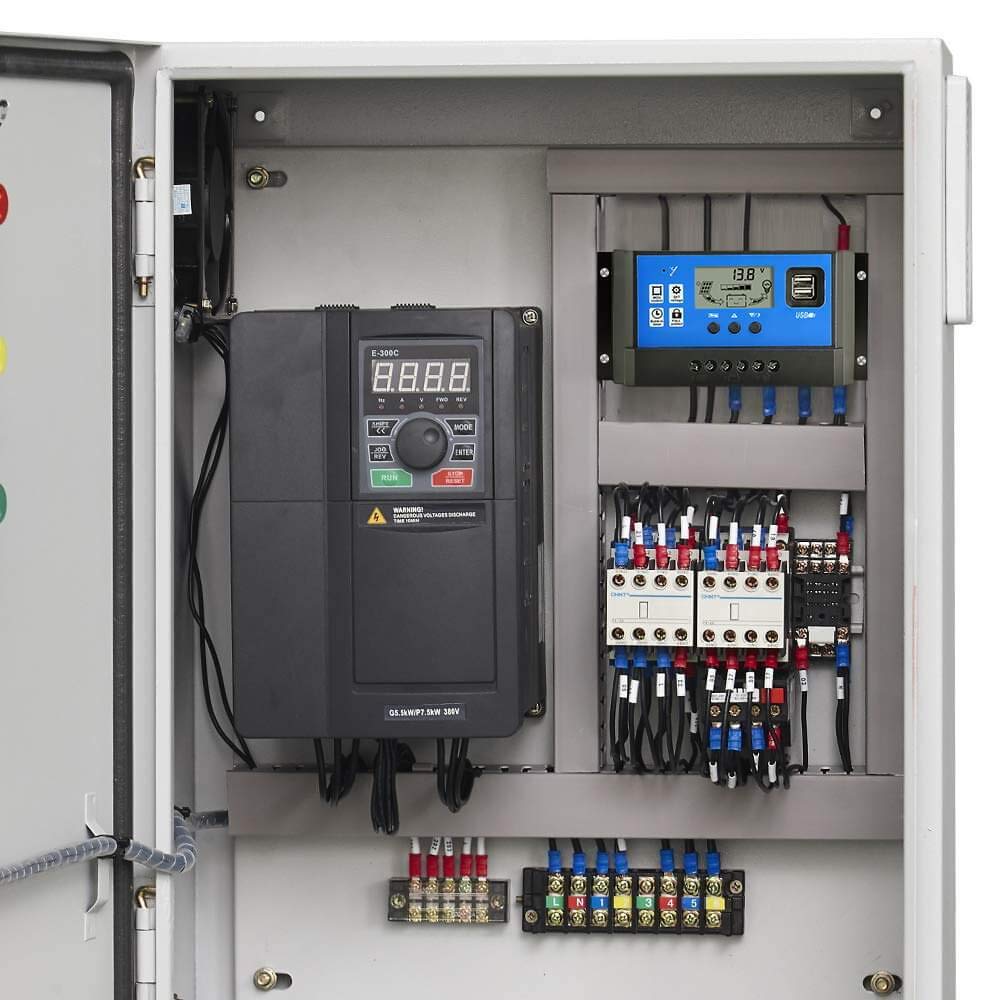 PowMr Solar Charge Controller 40A - Solar Panel Charge Controller 12V 24V, Adjustable Parameter LCD Display Current / Capacity and Timer Setting ON/Off with 5V Dual USB