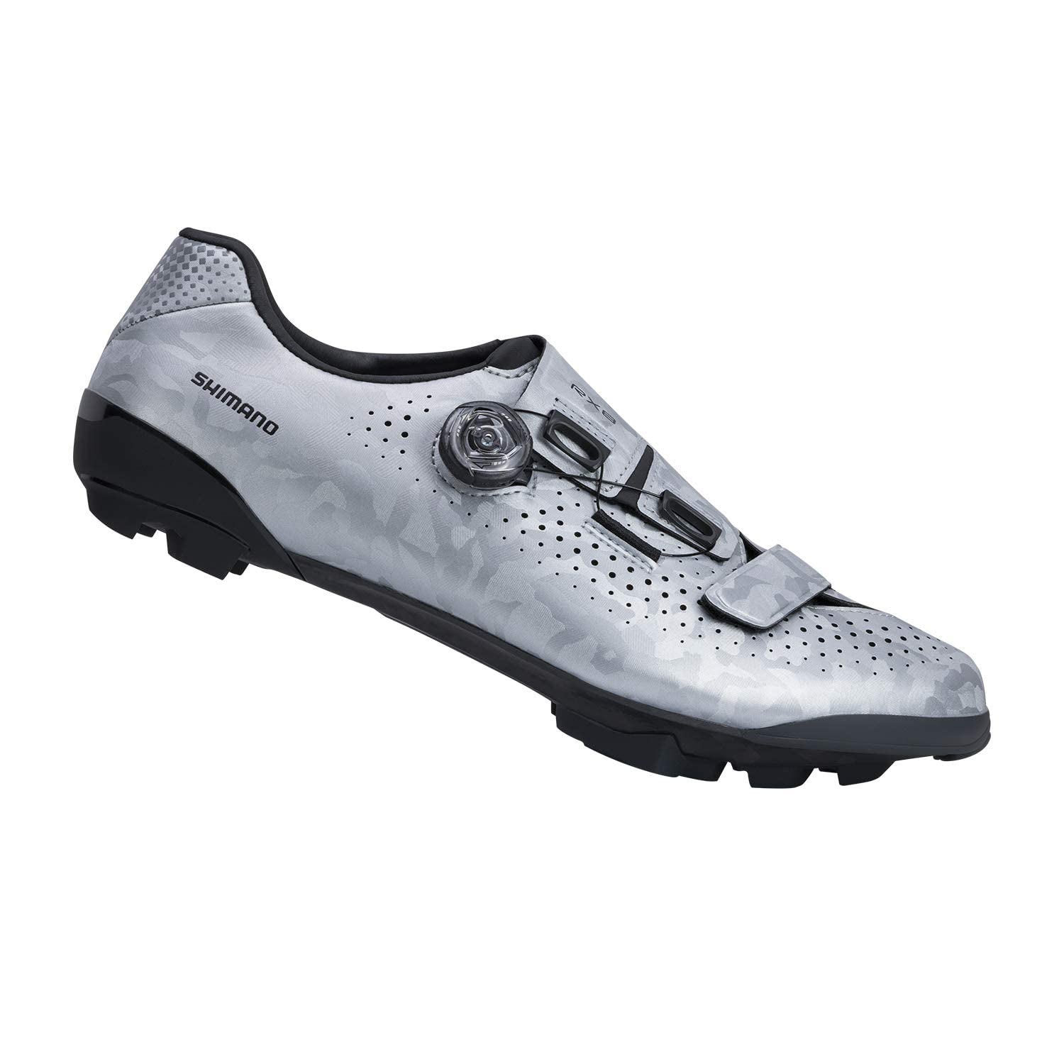 SHIMANO SH-RX800 High Performance Gravel Racing Shoe, Silver, 8.5-9 Men (EU 43)