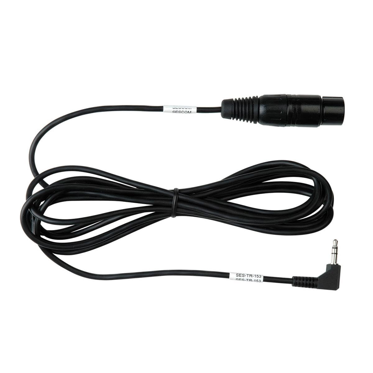 Sescom Sescom SES-TR-153 Female XLR to RA 3.5mm 1/8 Pro DSLR Mic Cable, 10 Ft