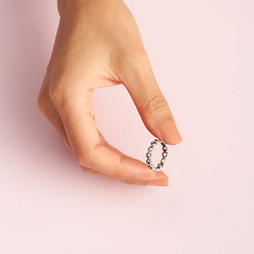 Pandora Simple Infinity Band Ring - Sterling Silver Ring for Women - Layering or Stackable Ring - Gift for Her - Sterling Silver - Size 6