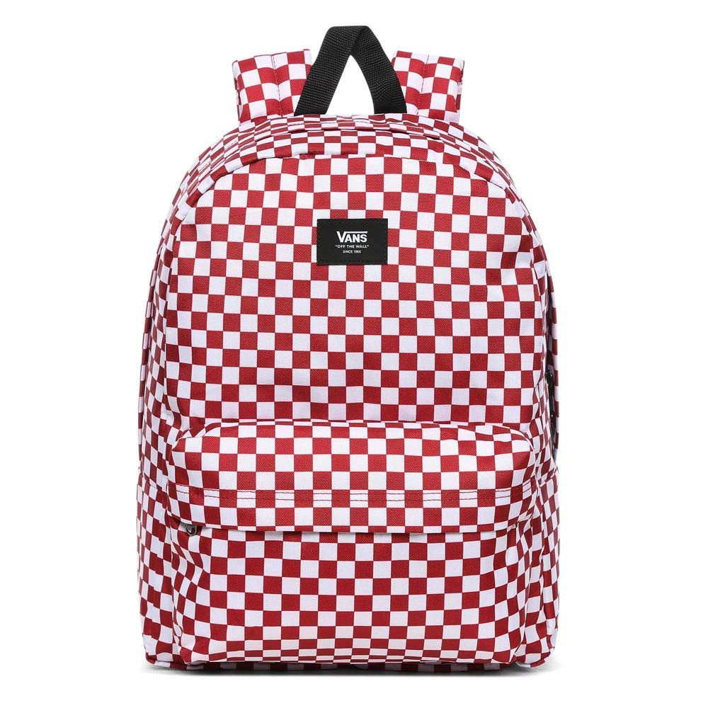 Vans Men's Old Skool III Backpack, Chili Pepper Checkerboard, OS