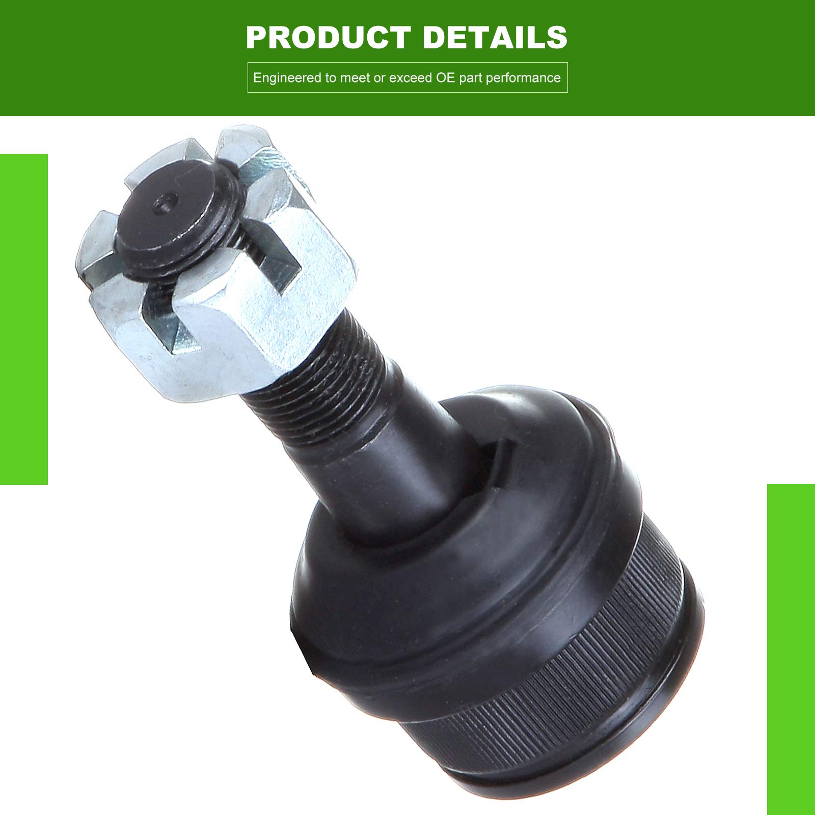 SCITOO 4pcs Front Suspension Kit Lower Upper Ball Joint Fit 1994-1999 For Dodge Ram 2500 3500 4WD Ram 3500 RWD 2000-2005 For Ford Excursion 4WD 1999-2019 For F-250 Super Duty 4WD