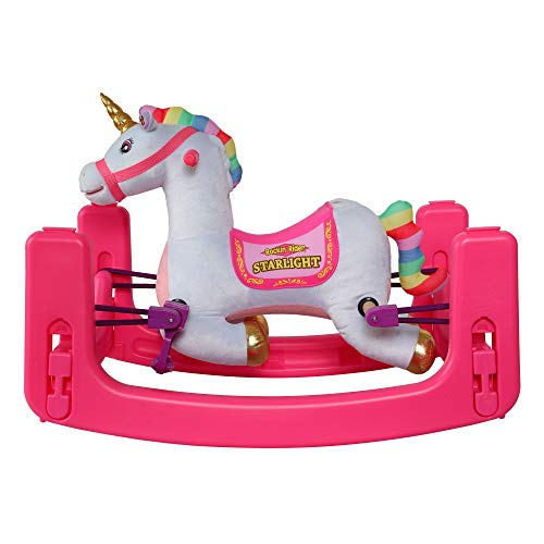 Rockin' Rider Starlight Grow-with-Me Unicorn, Pink