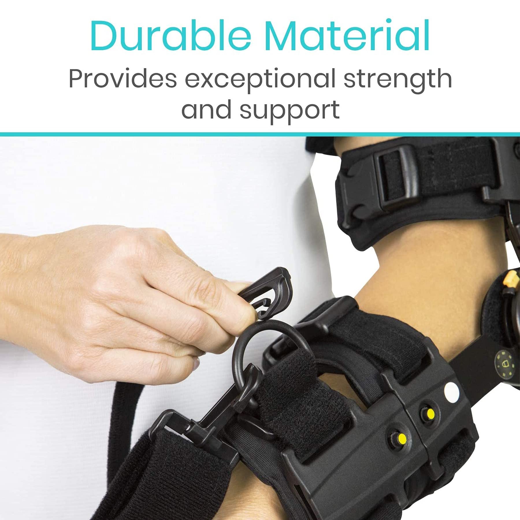 WILLQ Hinged ROM Elbow Brace for Post Elbow Brace Stabilizer Splint Arm Injury Recovery Support Fits All Unisex Hinged Support Sling Stabilizer for Dislocated Arm Recovery Support,Right