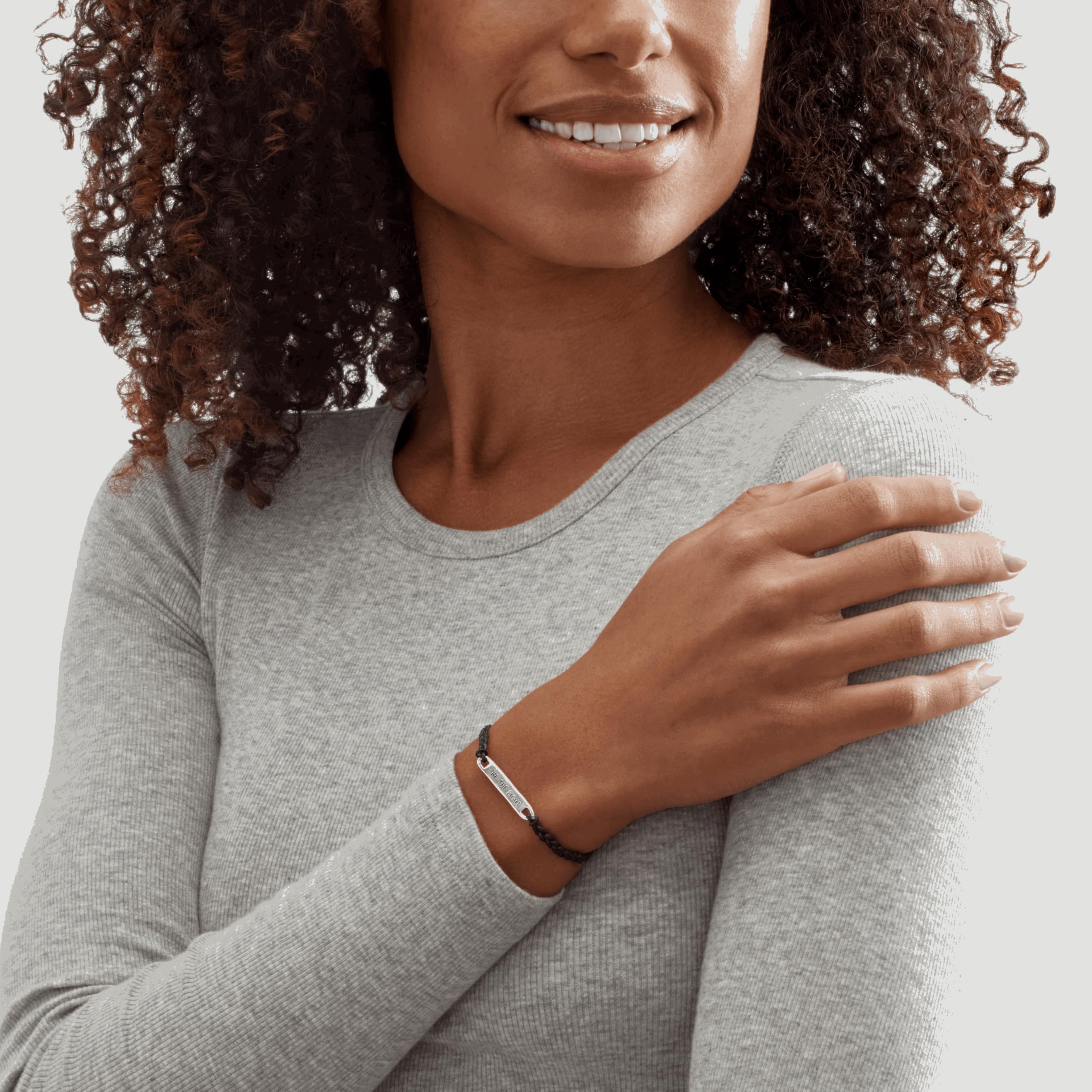 Silpada 'Be the Light' Petite Bar Link Bracelet in Sterling Silver, 10.25"