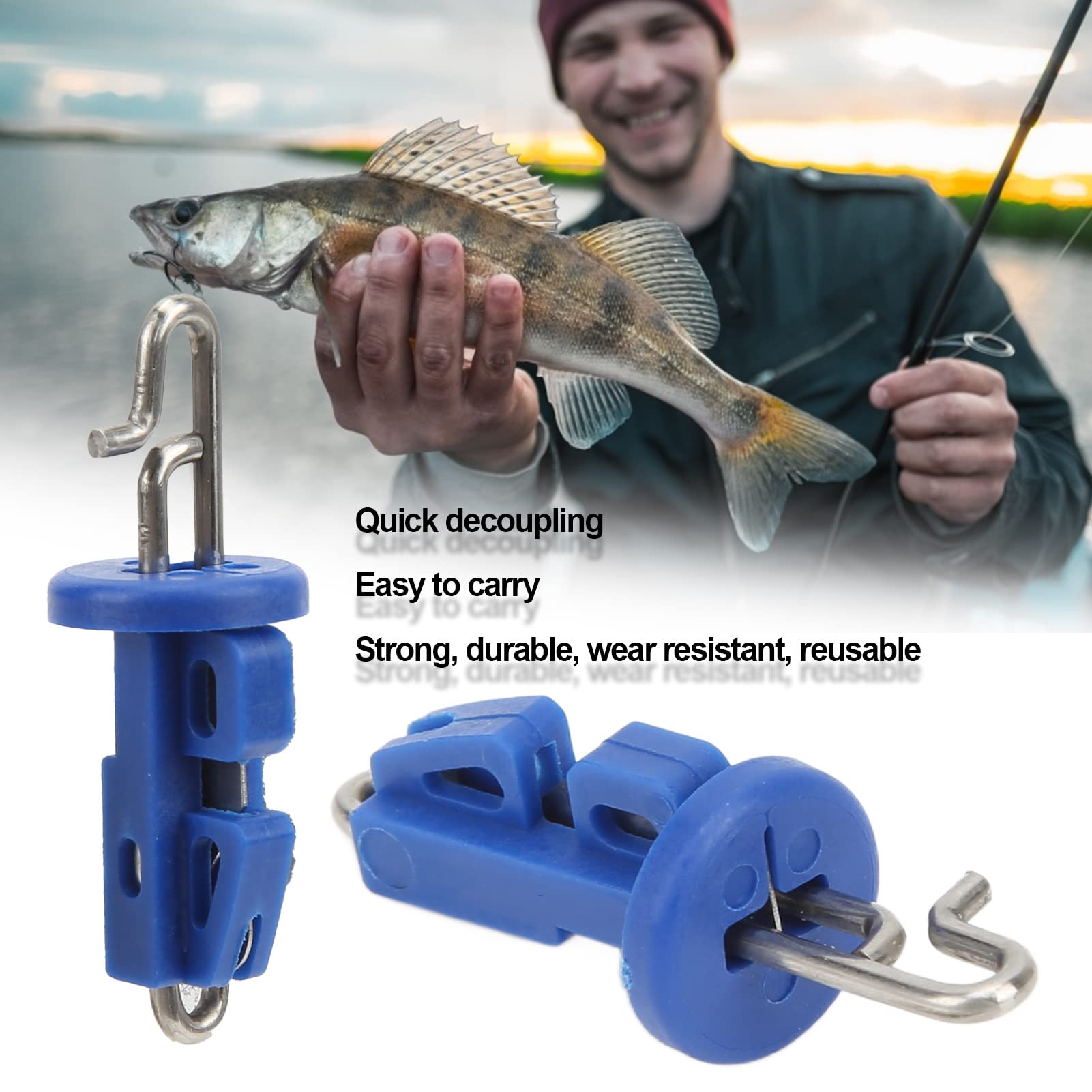 Vifemify 10Pcs Fishing Hook Remover Portable Easy and Fast Fish Hook Remover Tool Accessories Sturdy and Durable