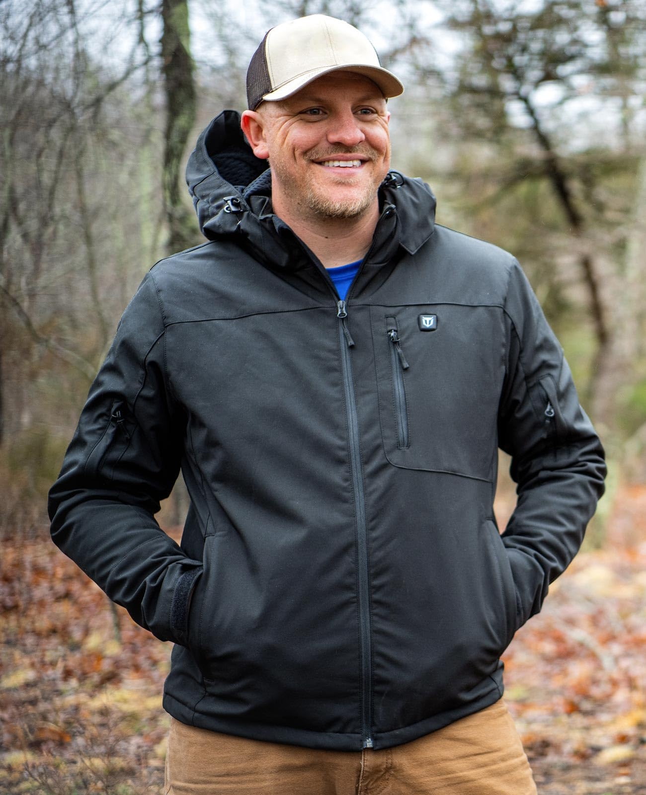 TIDEWE Heated Jacket for Men with Battery Pack, Heated Coat (Camo, Size XXXL)