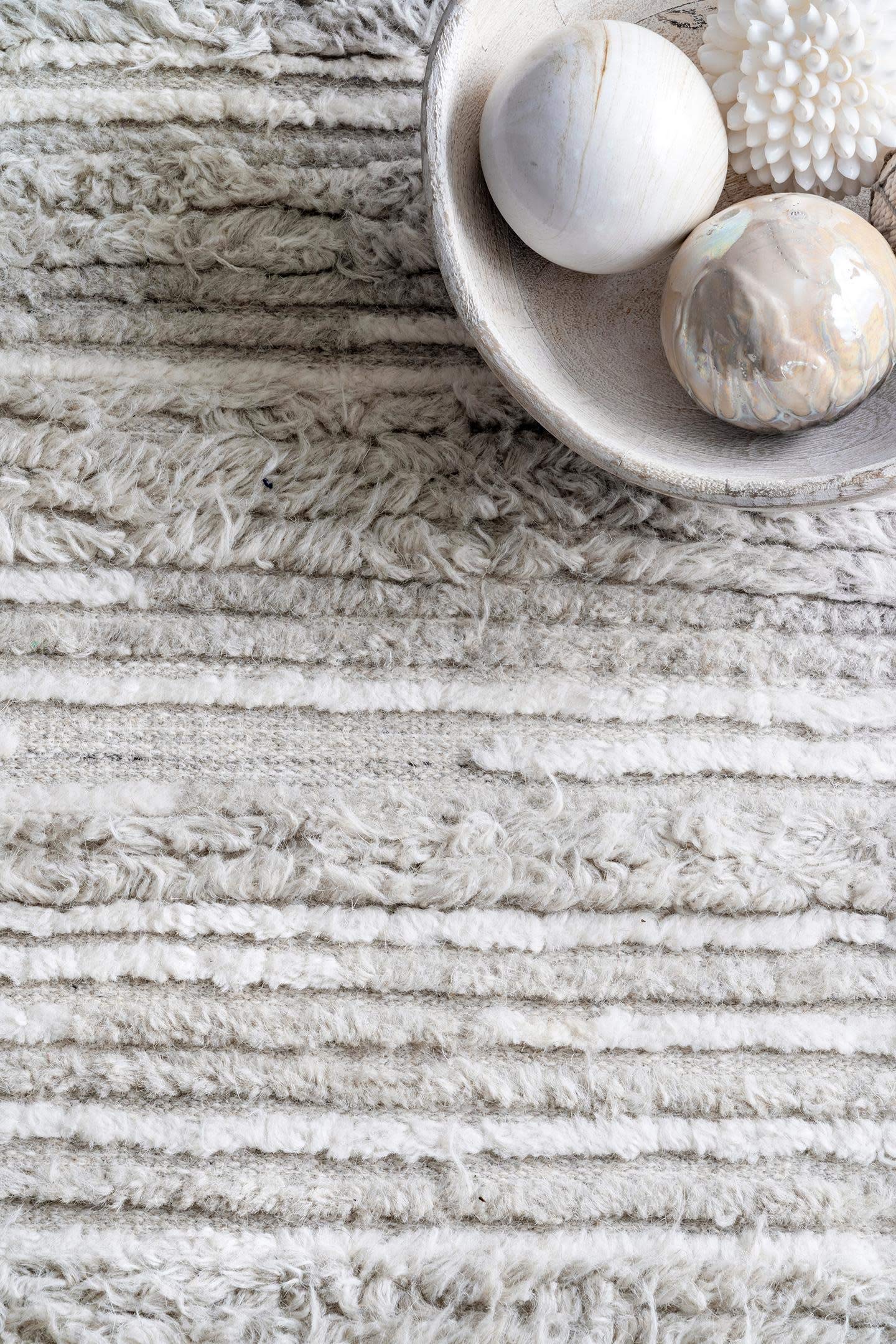 nuLOOM Jolene Shaggy Striated Area Rug, 8x10, Grey