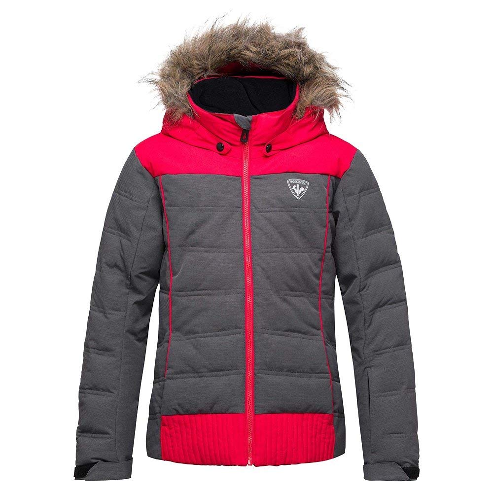 Rossignol Girl BB Polydown Heather Insulated Ski Jacket Girls Black 14