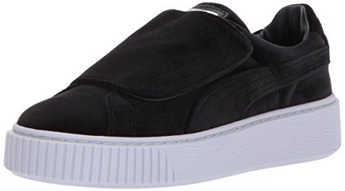 PUMA Basket Platform Strap VR Puma Black/Puma Black/Icelandic Blue 8.5 B (M)