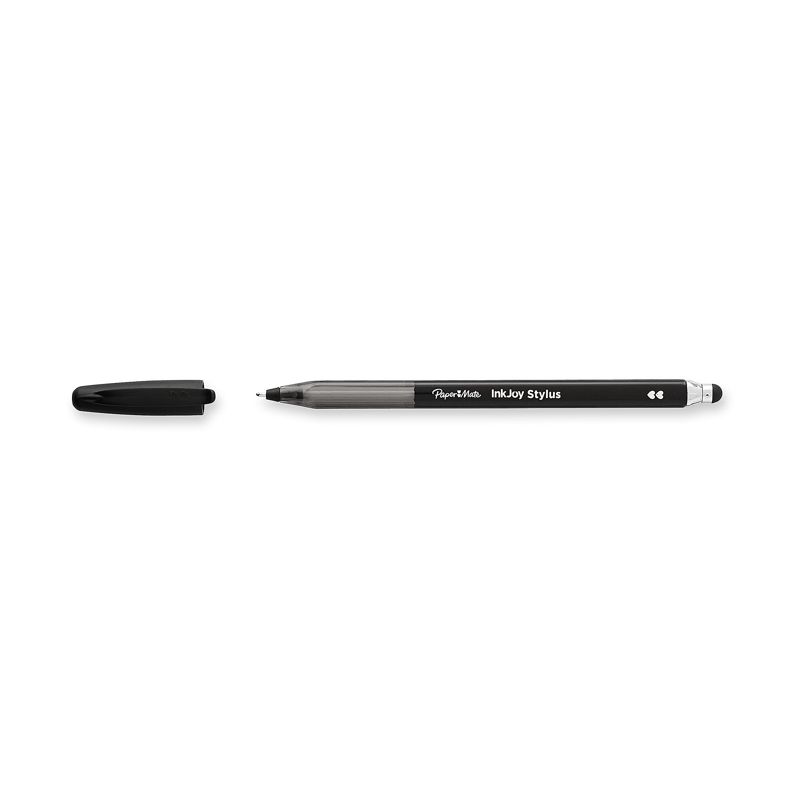 Paper Mate InkJoy 2 in 1 Stylus Ballpoint Pen, Medium Point, Black, 1 Pack