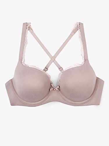Smart & Sexy Women's Perfect Demi T-Shirt Bra, Bark (Micro), 38D
