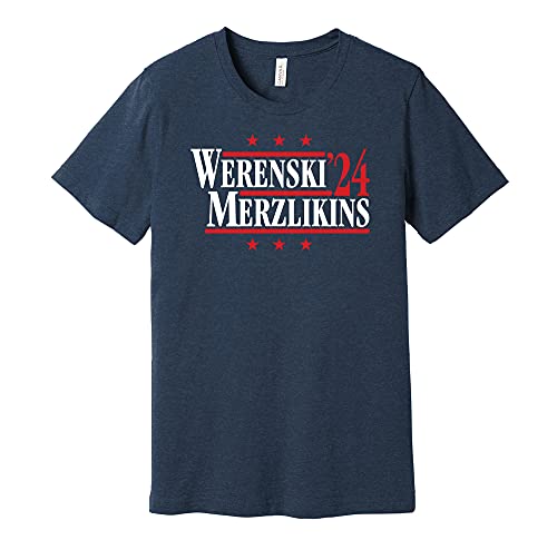 Werenski & Merzlikins '24 - Political Campaign Parody Shirt - Navy - XL