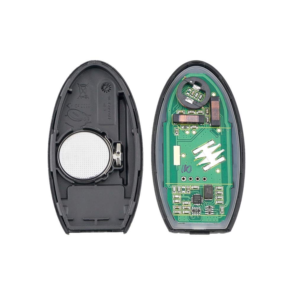 TG Auto 5 Buttons Smart Key Proximity Keyless Entry Remote Fob For 2017 2018 Nissan Rogue FCC ID : KR5S180144106 P/N : S180144110