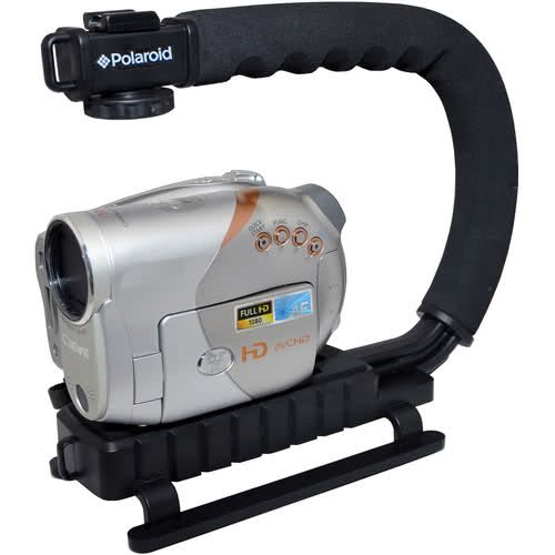 Polaroid Sure-Grip Professional Camera / Camcorder Action Stabilizing Handle Mount For The Olympus Evolt