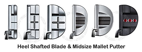 Smile Face Golf Headcover for Blade and Midsize Mallet Putter, White, Head Cover