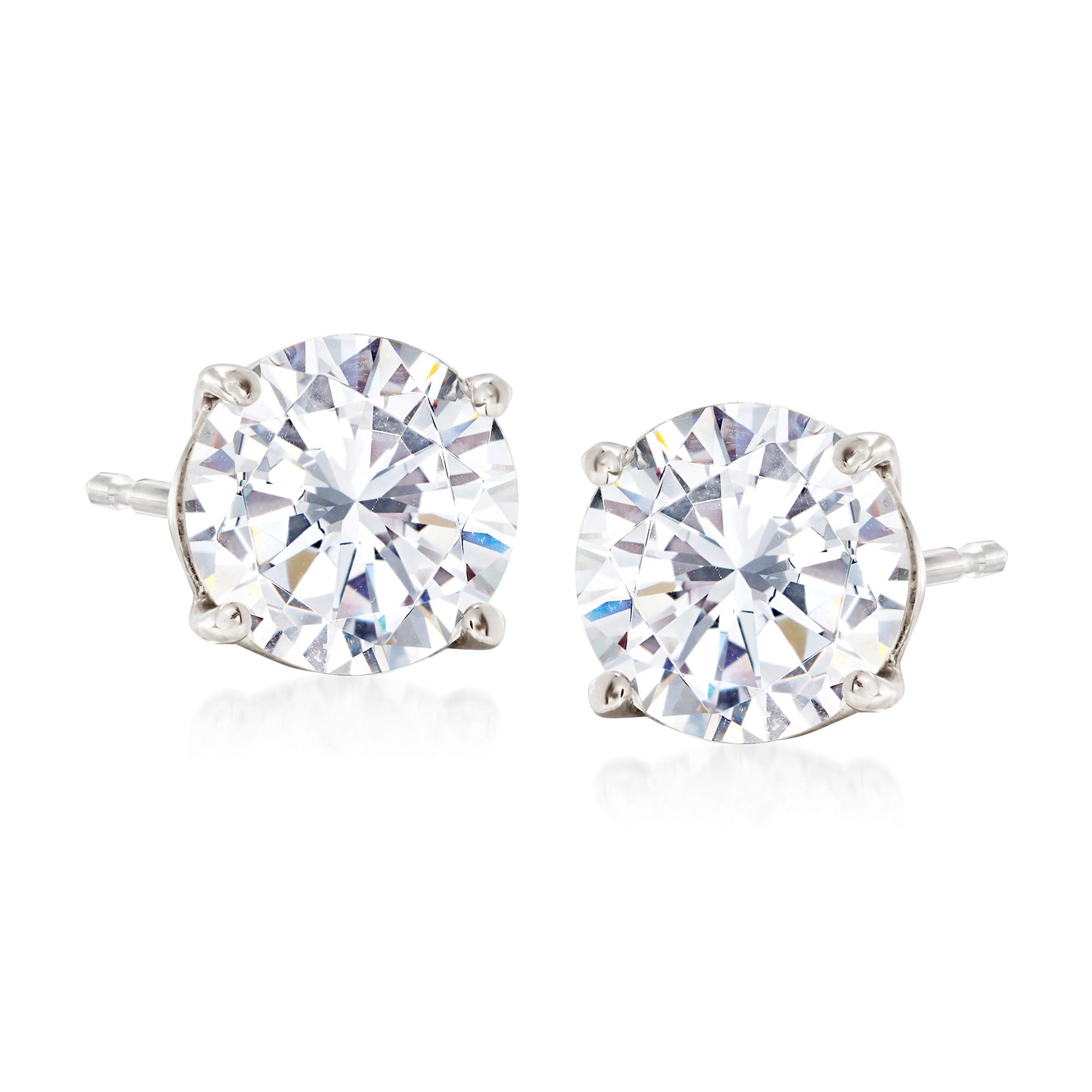 Ross-Simons 6.00 ct. t.w. CZ Jewelry Set: 3 Pairs Of Stud Earrings in Sterling Silver