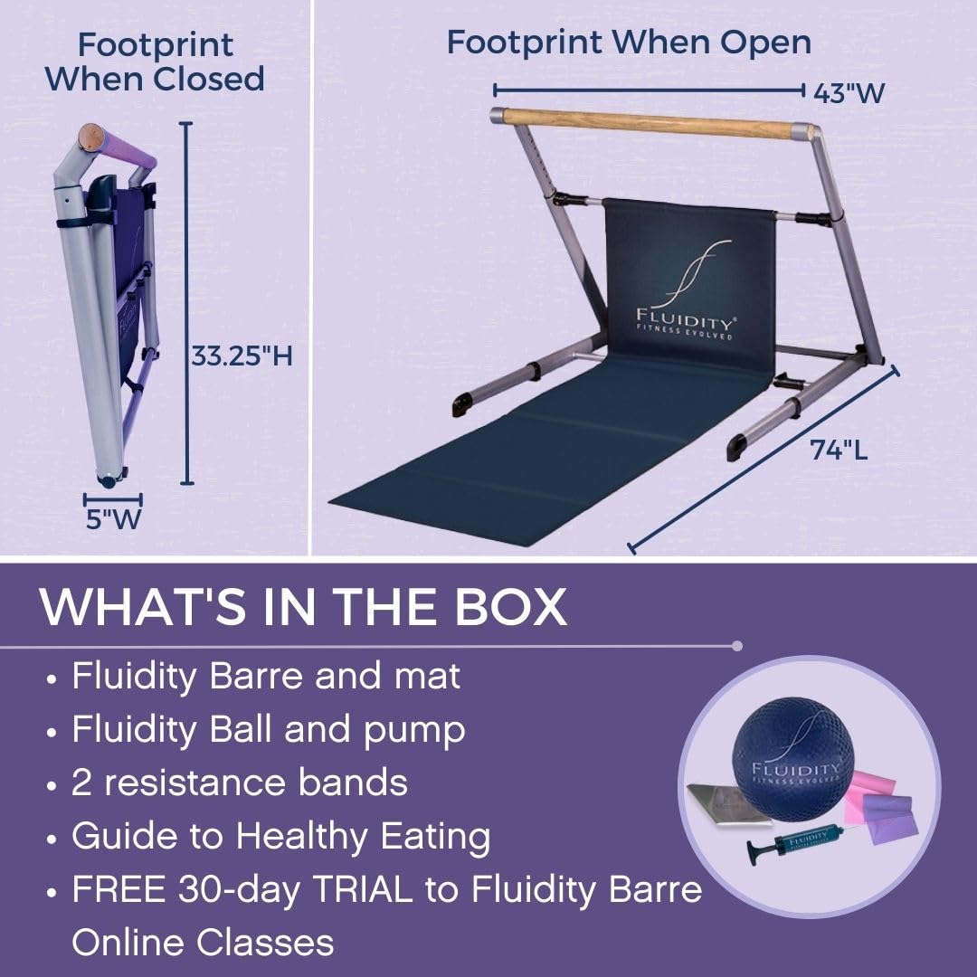 The Original Fluidity Barre System with 30-day free Fluidity Barre Online Classes