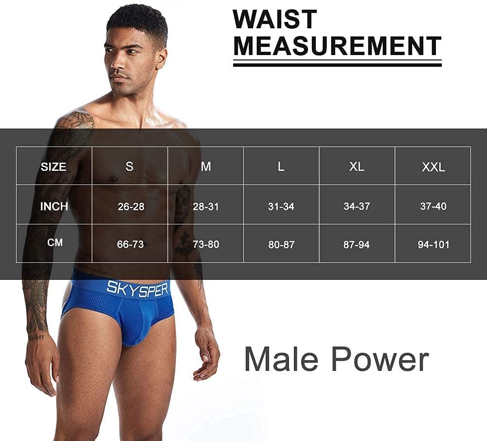 SKYSPER Men's Jockstrap Underwear Mesh Breathable Jock Strap
