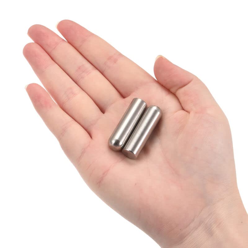 Tool parts 10x35mm Dowel Pins - 2pcs Round Head Flat Chamfered End Dowel Pin