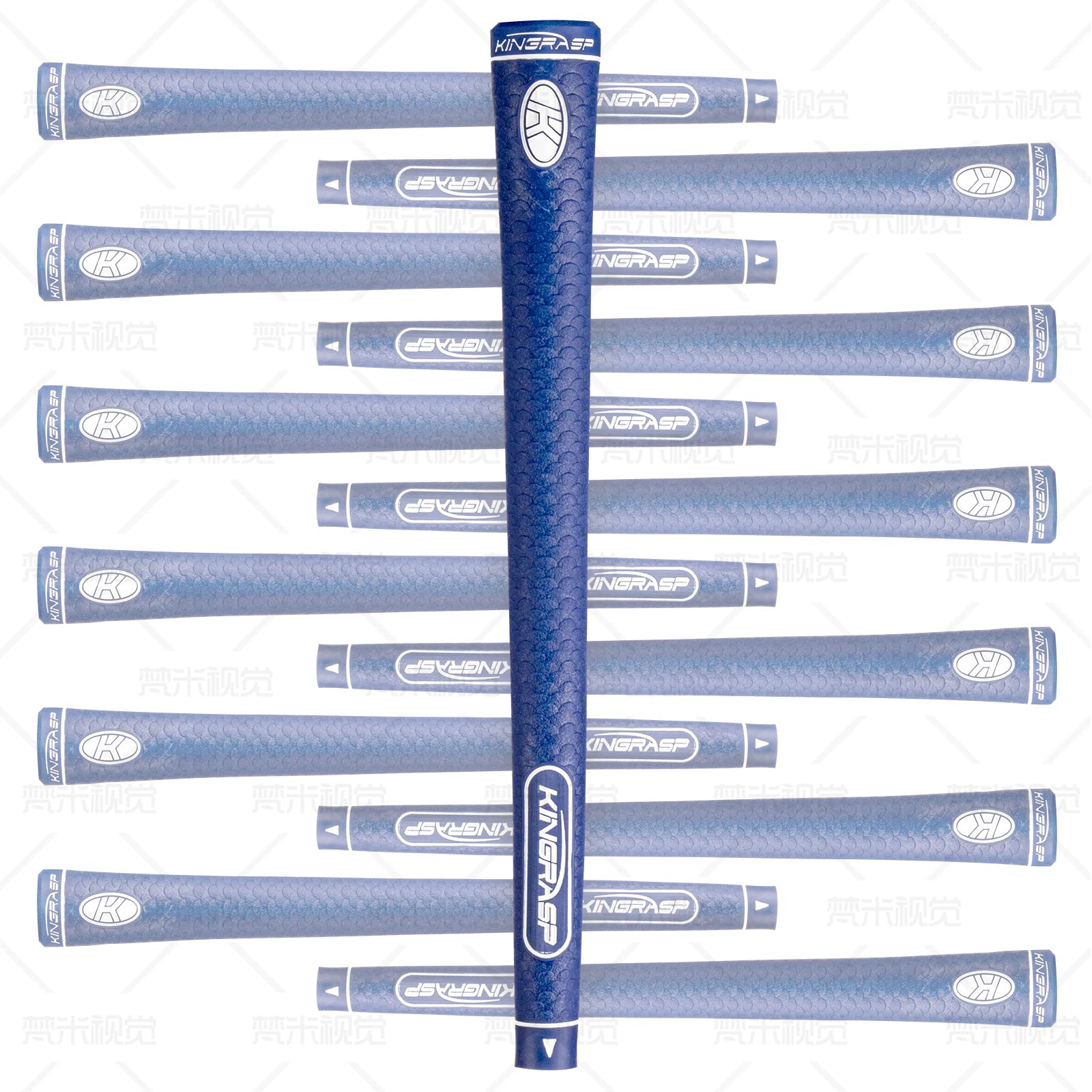 wujiang Golf Grips Standard/Midsize 13 Grips Kit Anti-Slip 4 Colors Optional (Dark blue, Mid-Size)